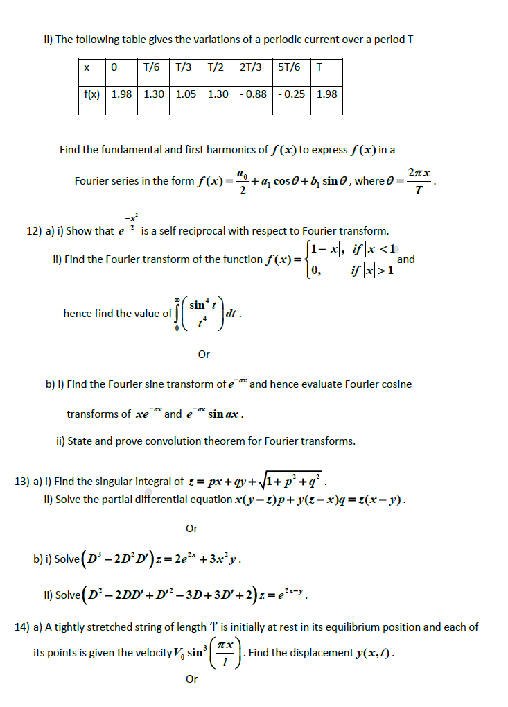 MA2211 Transforms and Partial Differential Equations (TPDE) Nov Dec ...