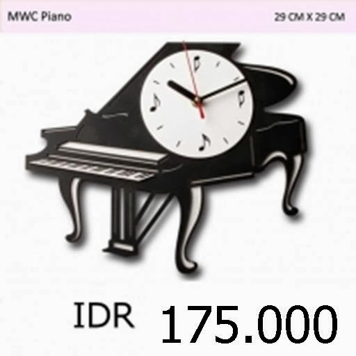 Mwc Piano Gallery Jam Dinding Unik
