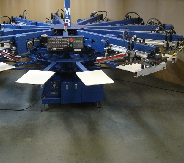 Reconditioned Textile Printing Equipment: M&R Gauntlet II 8 Color 10 ...