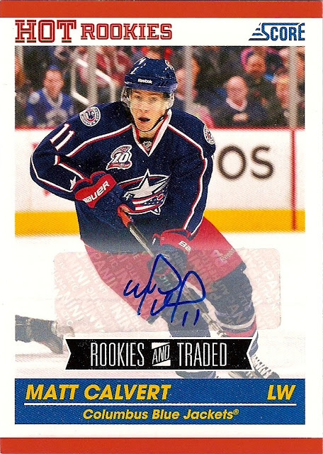 COLLECTING FOR KICKS: HOCKEY CUBE: 2010-11 Score Rookies and Traded ...