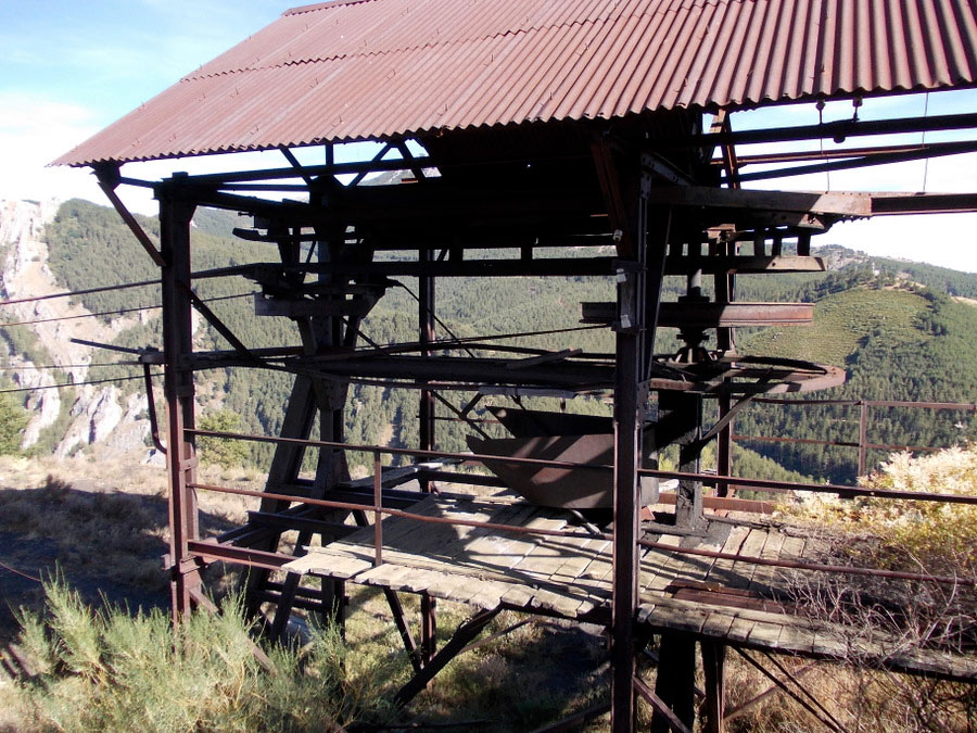 MTI Minas Castilla y León: Minas de Sabero: Cable del terri