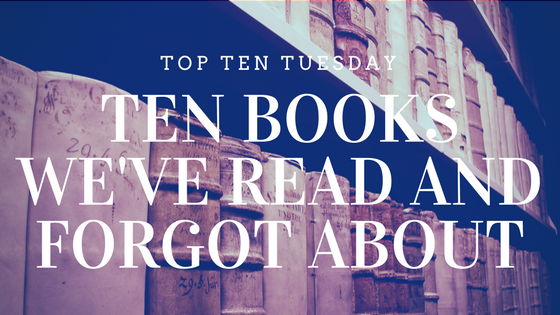 10 Books You Probably Read & Forgot - Reading List