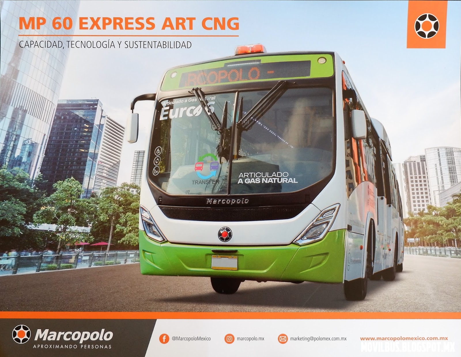 Ficha Tecnica Marcopolo MP 60 EXPRESS ART CNG