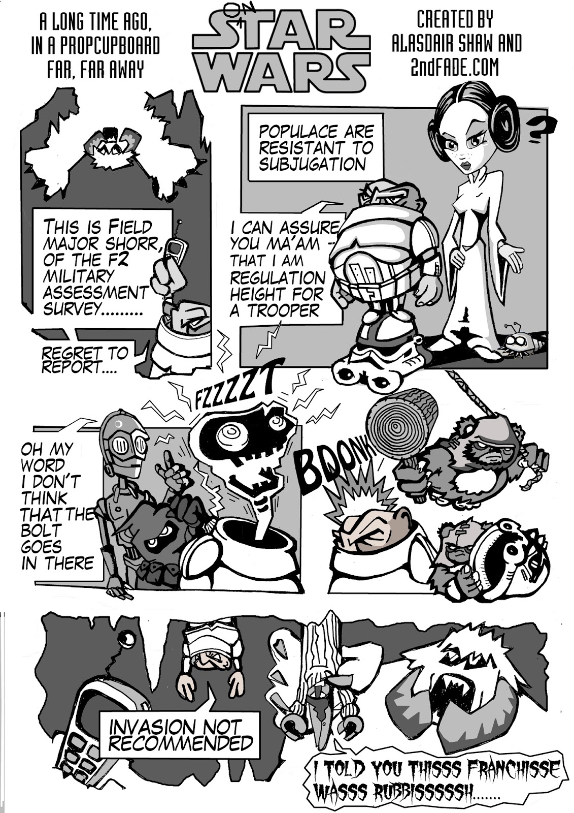 In Print Comic: SonTAR Wars - Episode 2 - 2ndFade