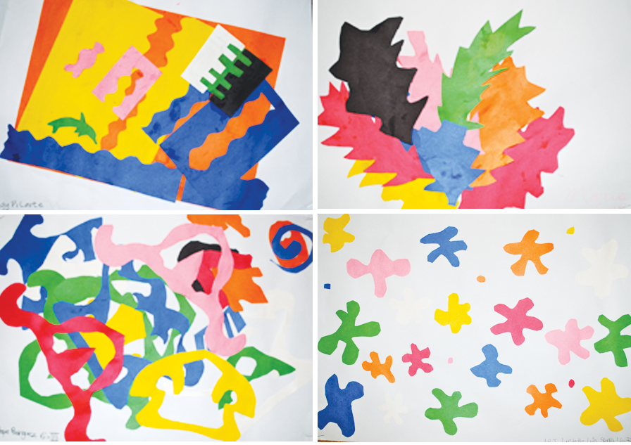 Miss Ambar´s Art Class: Matisse Cut-out collages
