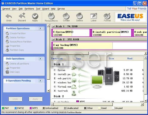 Easeus partition master free edition - plehowto