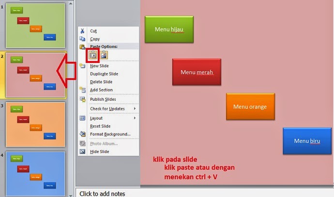 [Tutorial] Cara Membuat Tombol Menu Navigasi Power Point Dengan ...
