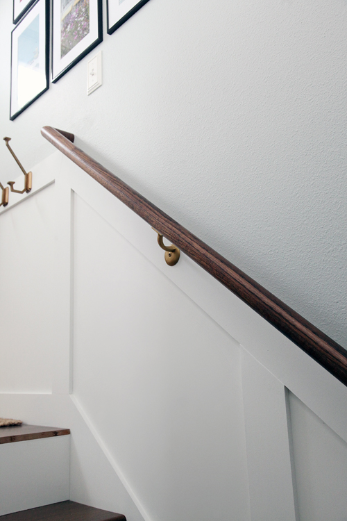 IHeart Organizing: Do it Yourself: Stairway Handrail Installation