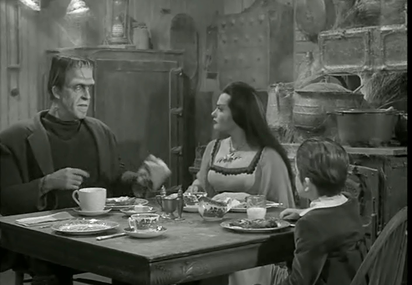 Inside the Munster House Screen Shots of All Interiors and Every Room ...