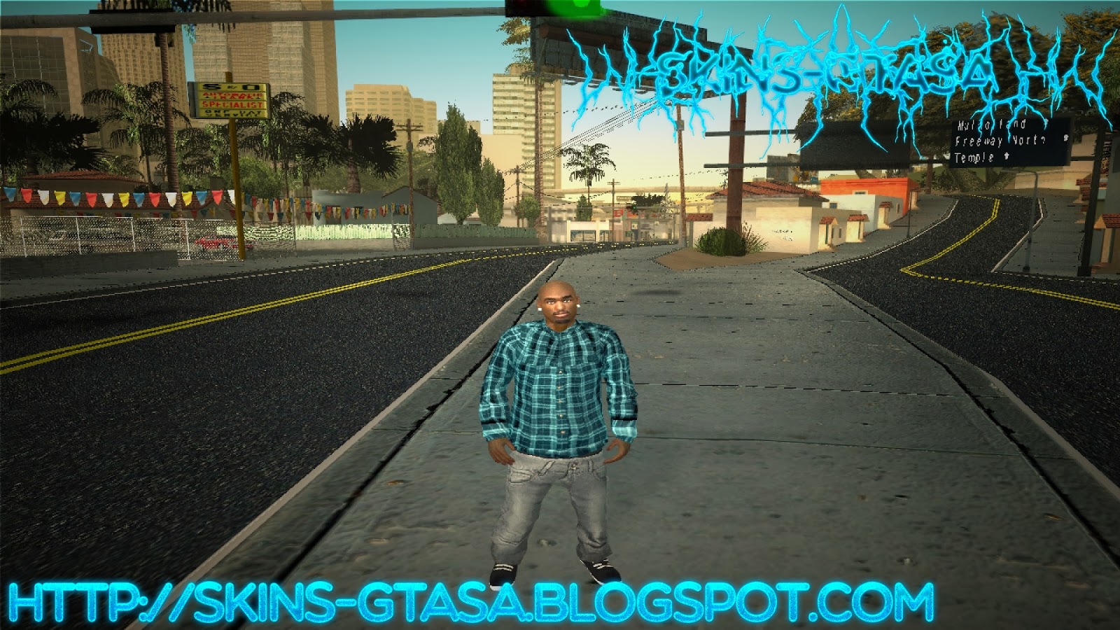 Skins GTA SA: 2PAC