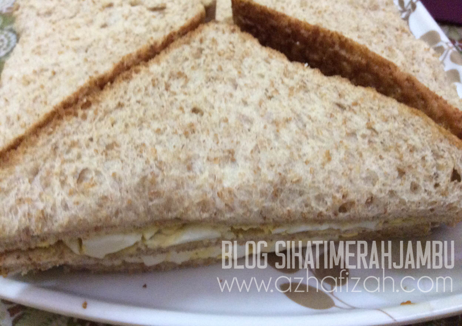 Resepi Sandwich Telur | Blog Sihatimerahjambu