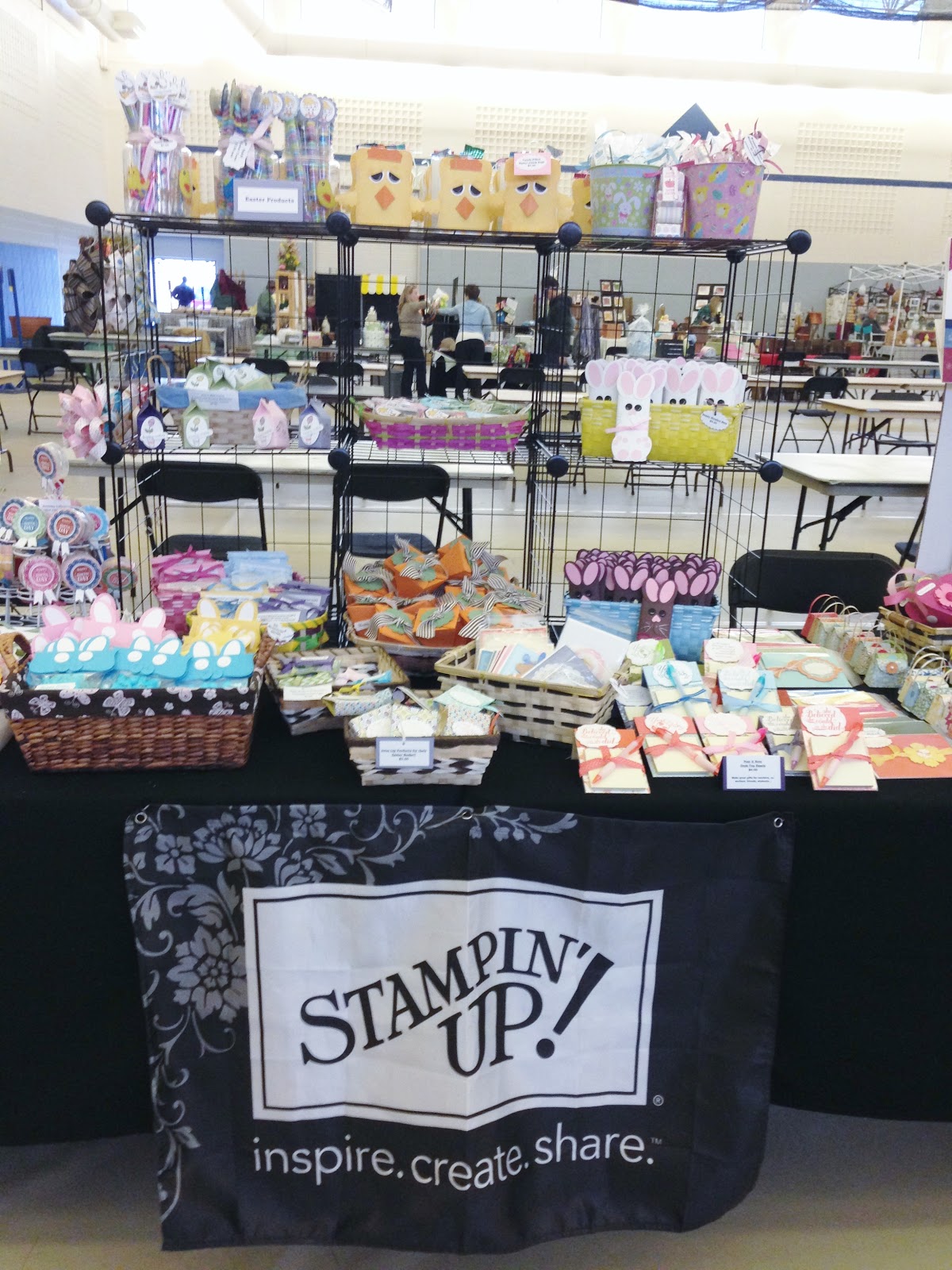 Eileen's Stamping Corner: Craft Fair Set Up