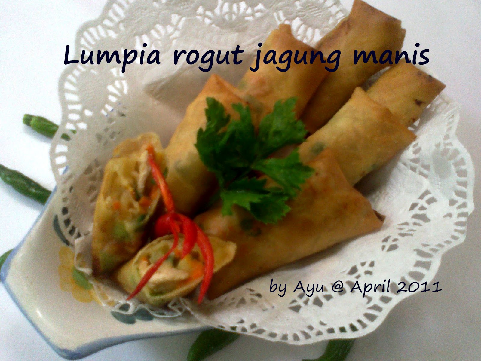 Dapurnya KedaiQue: Lumpia rogut
