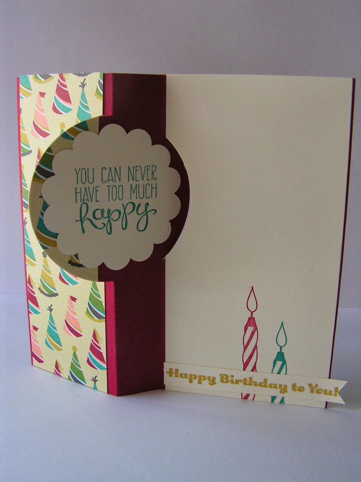 My Creative Life: Circle Thinlits Birthday Card