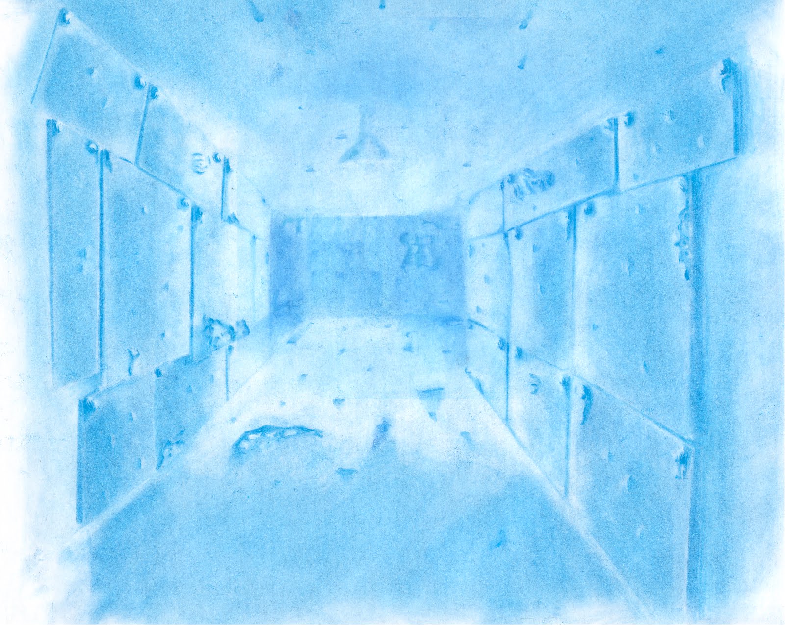 Beth Dawson's Gallery: Blue Render Drawings for School Project