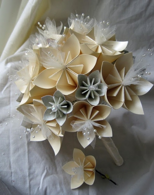 Origami ramo de flores - Imagui