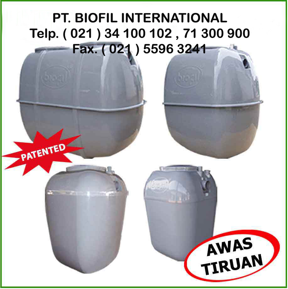 SEPTIC TANK BIOFIL, biofilter, induro, septic tank modern dan baik