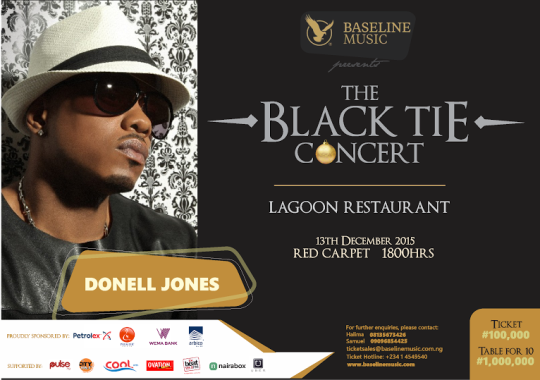 US singer, Donell Jones confirms performance at the ?Baseline Black Tie ...