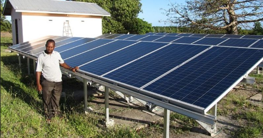 Solar Panel Di Kampung Mulyasari