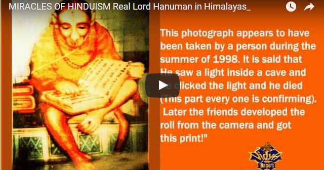 MIRACLES OF HINDUISM Real Lord Hanuman in Himalayas_ | Ramailo.Com