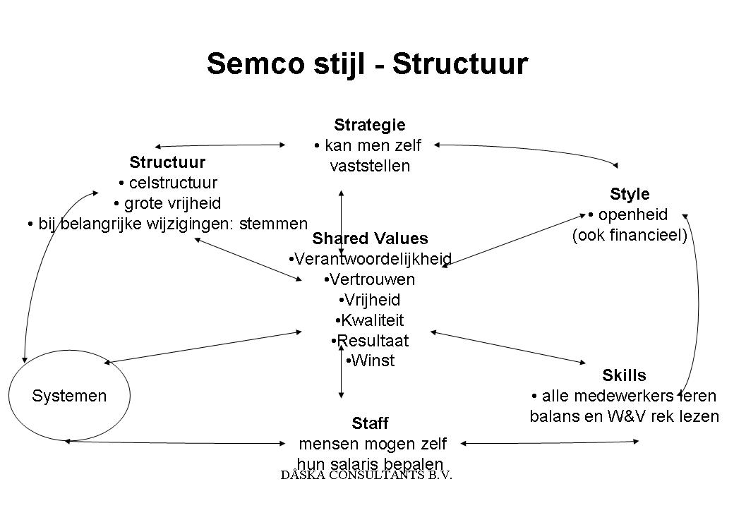 Semco-stijl & het 7 S model