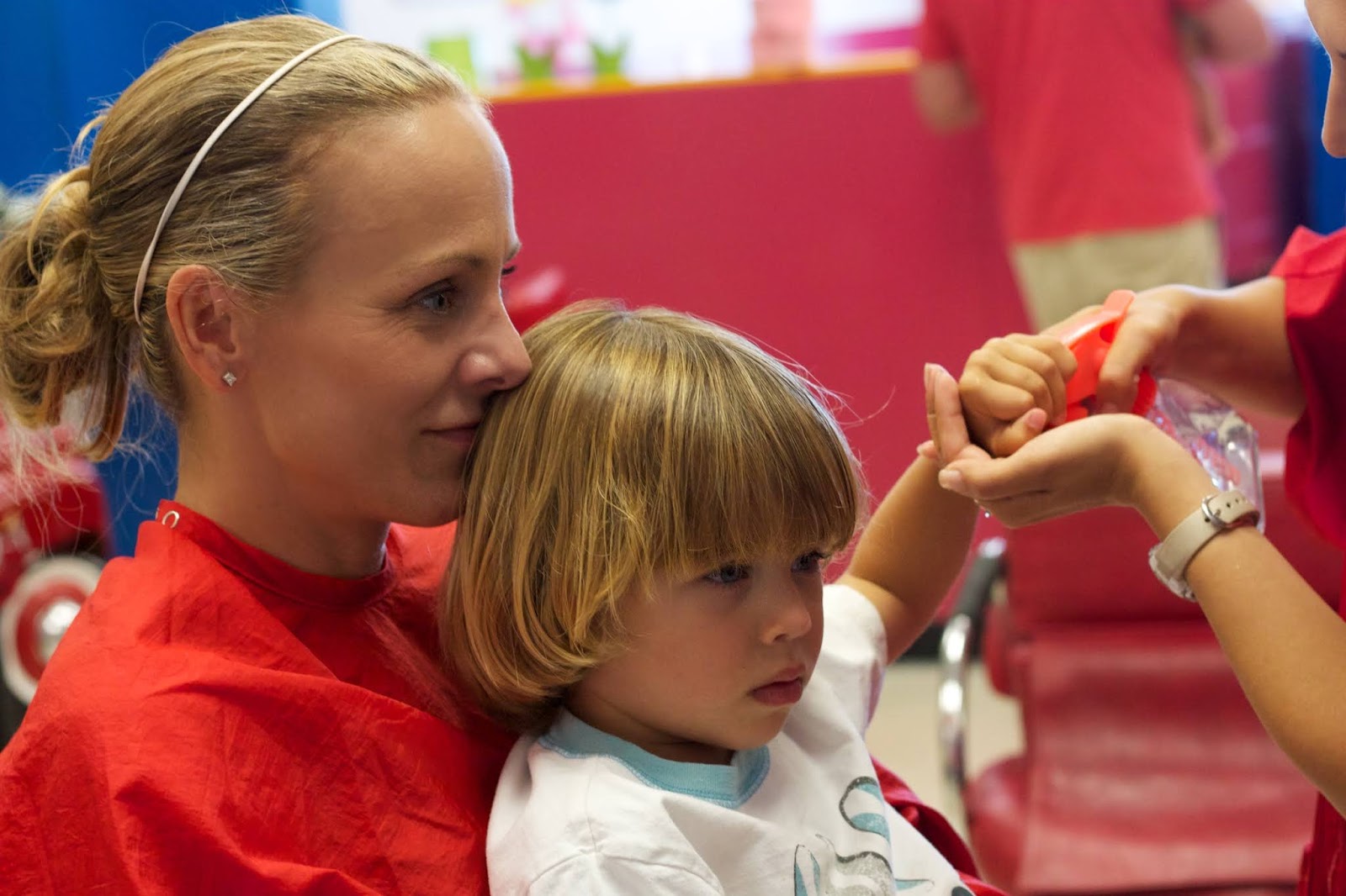 life with greyson + parker: successful hair cuts and autism