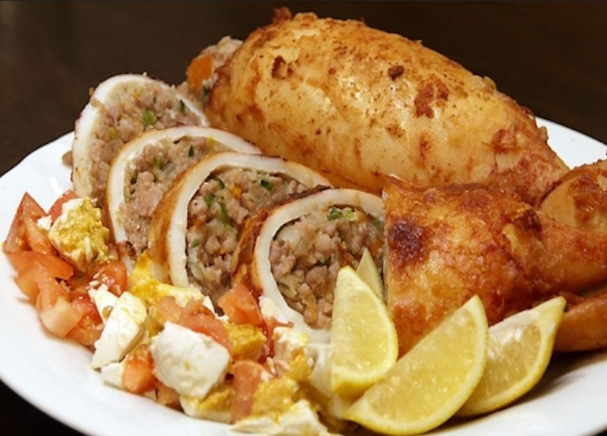 Receitas de Portugal: Lulas recheadas no forno