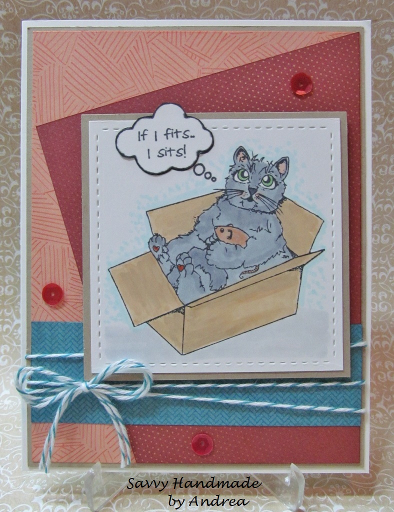 Savvy Handmade Cards: Funny Cat Card