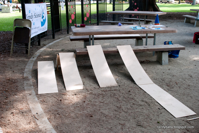 Nerdy Science: Lego Race Cars in the Park