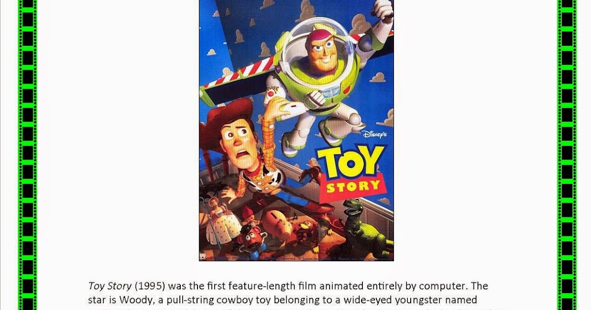 Franklin Matters: Franklin Library: "Toy Story" - Saturday at 1:00 PM