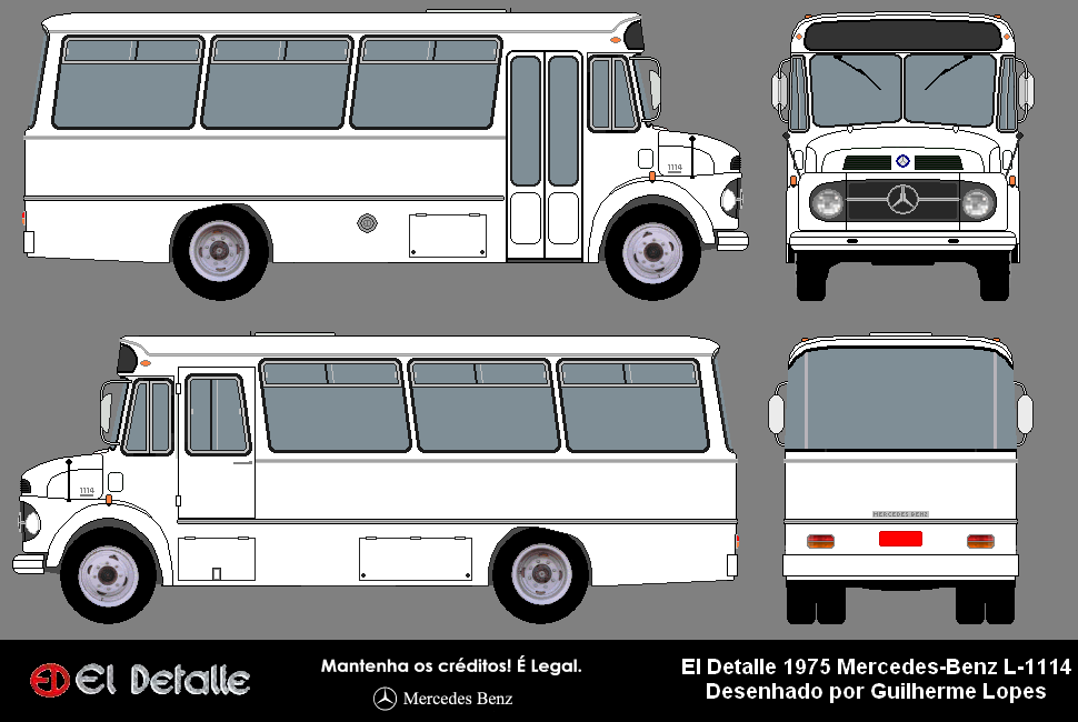 Blog de Rodoviária: El Detalle 1975 Mercedes-Benz L-1114