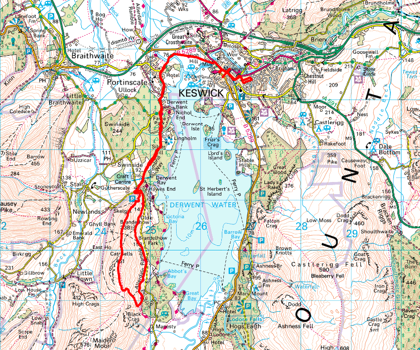 Rambling Nana: Keswick - Cat Bells Circular