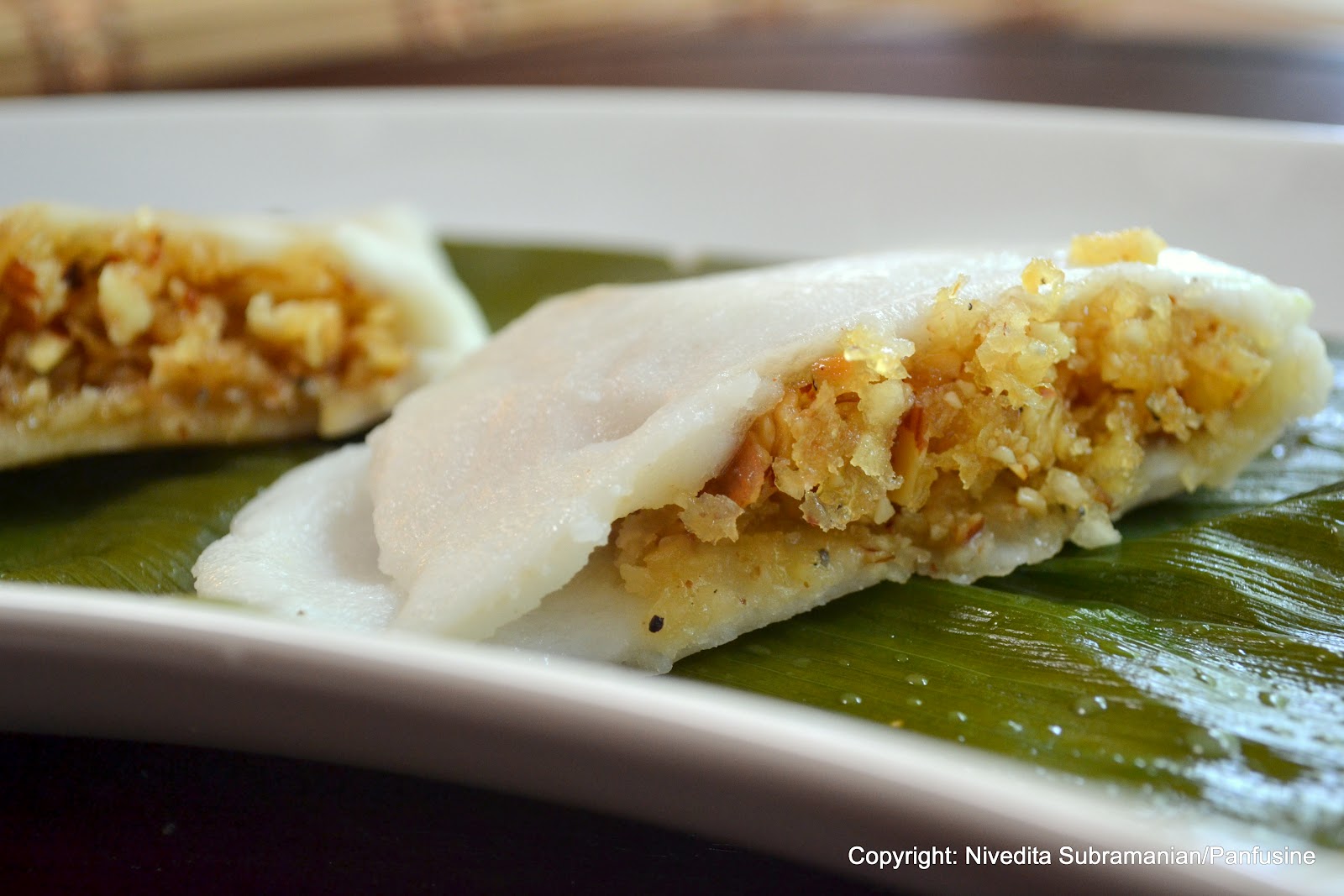 Day 229 - Steamed Coconut & Almond dumplings