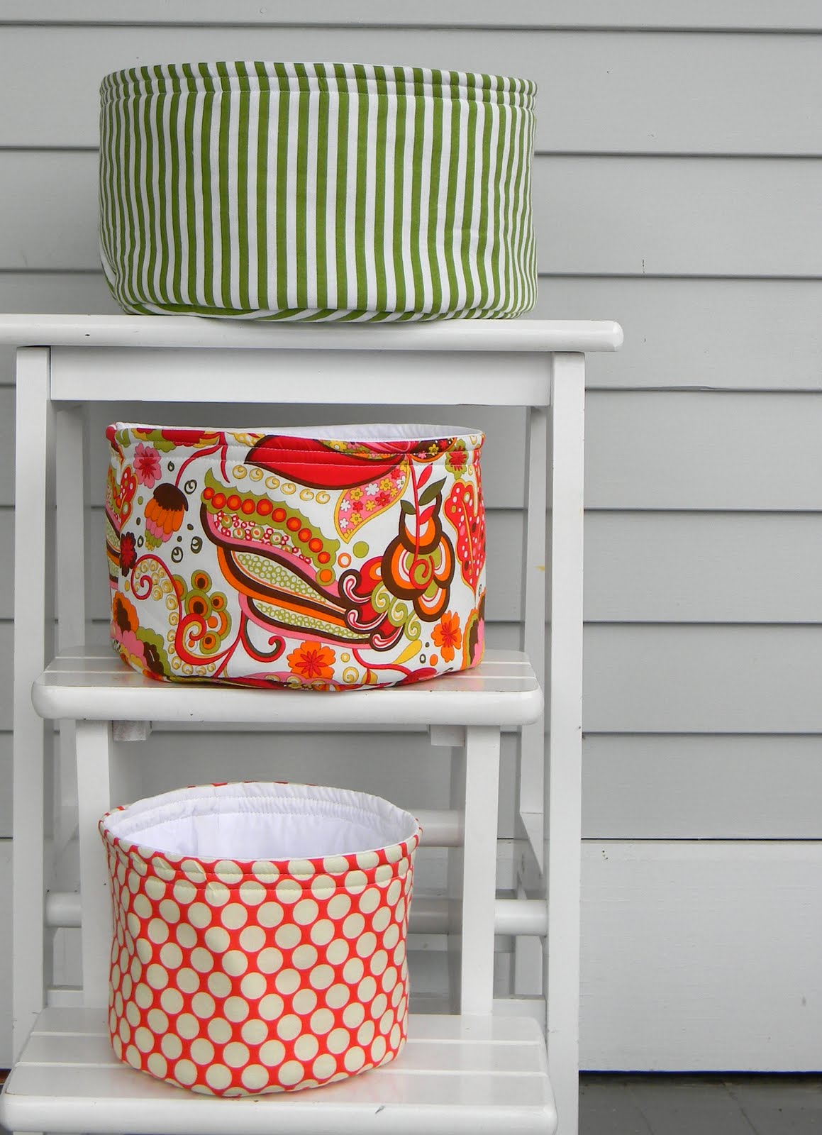 Round Nesting Baskets {Tutorial}