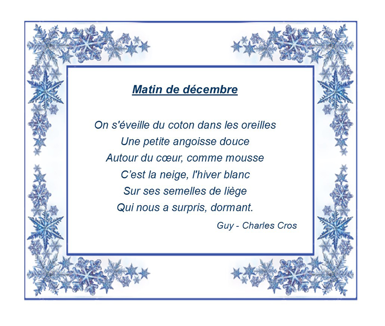 L’Échauguette de Donzy : Décembre