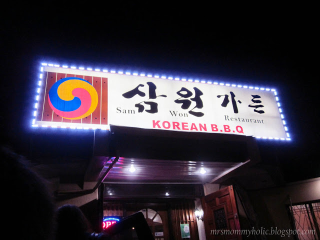 MrsMommyHolic: Sam Won Korean Restaurant