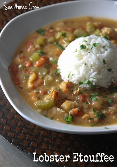 See Aimee Cook: Lobster Etouffee