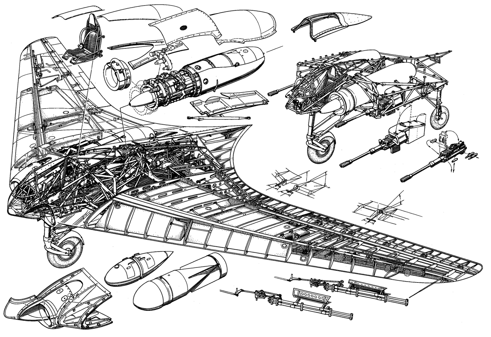 Exo Cruiser: Horten H IX (or Ho 229 or Gotha Go 229) Construction ...