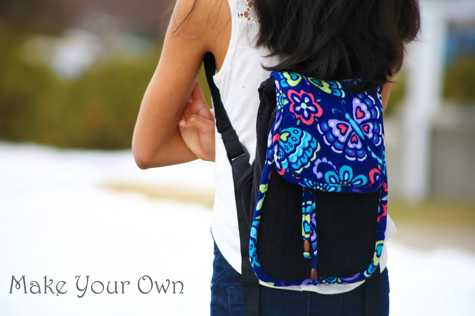 Make Your Own: Turn a Jeans into a Cute Little Backpack