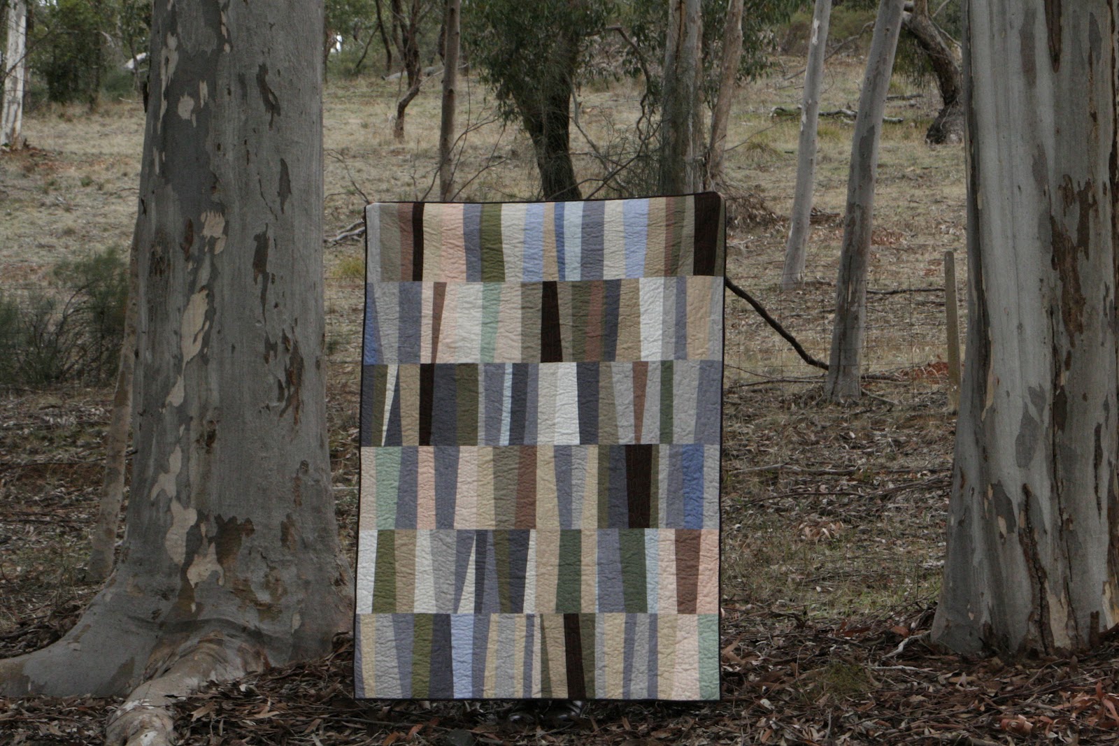 Faffling: Gum Tree Quilt finished!