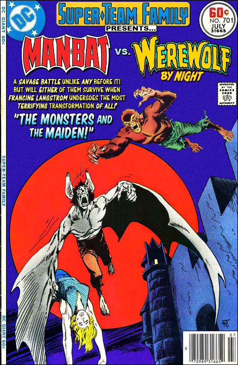 Super-Team Family: The Lost Issues!: Man-Bat Vs. Werewolf By Night