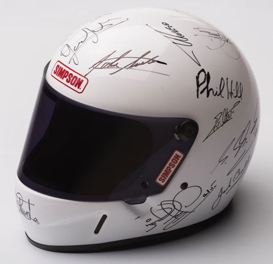 Just A Car Guy: The simple helmet, but with every living F1 champion's ...