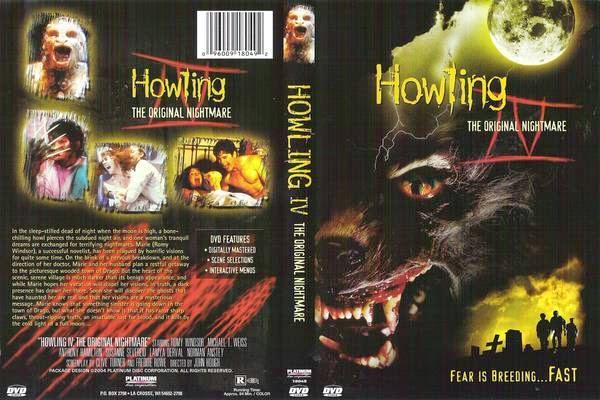 Squealing Tires on Dirt : Howling IV: The Original Nightmare