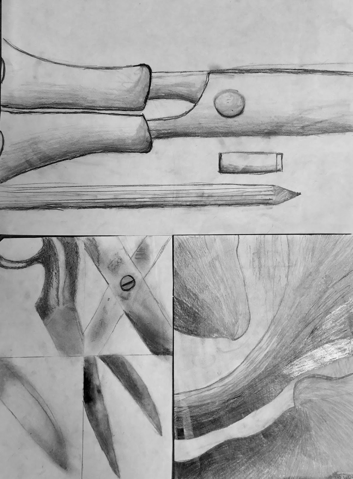 TNPS Student Artists: YEAR 6 GRAYSCALE DRAWINGS