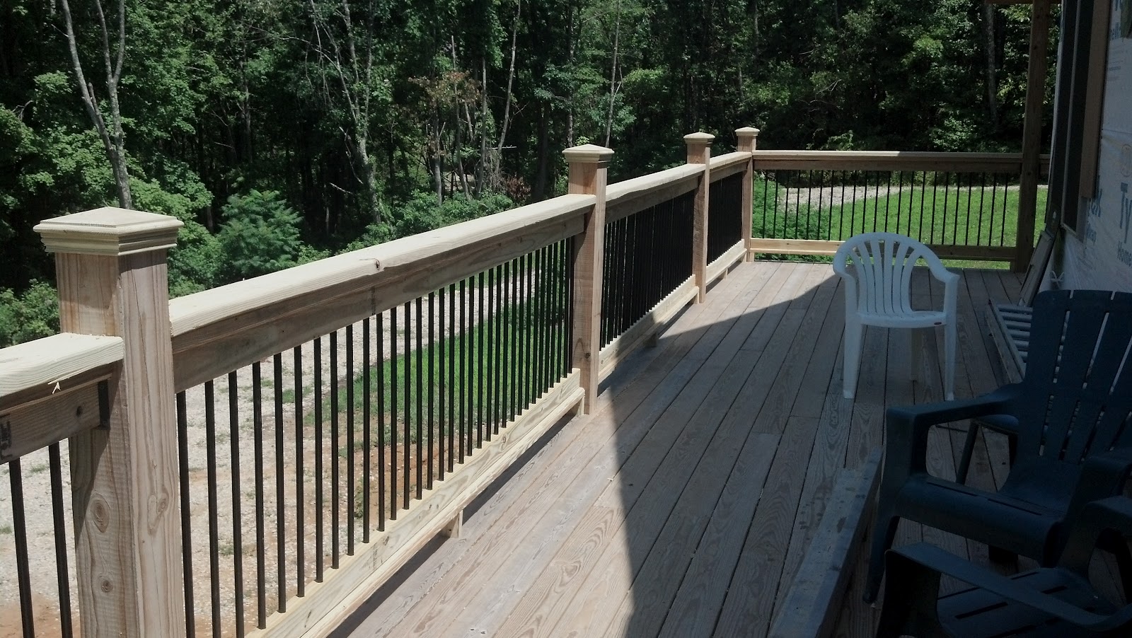 Deer Camp - Cabin Build: Deck Railings