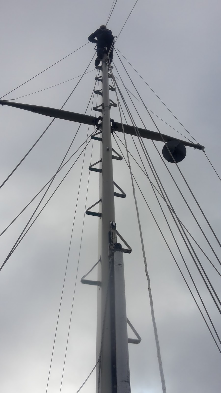 Onapua........the sailing vessel: Measuring air draft
