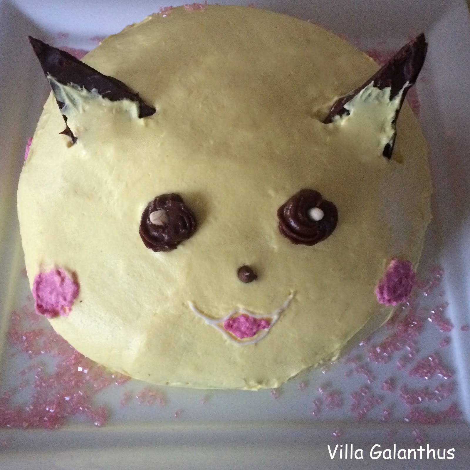 Pokemon Pikachu Torte - Villa Galanthus