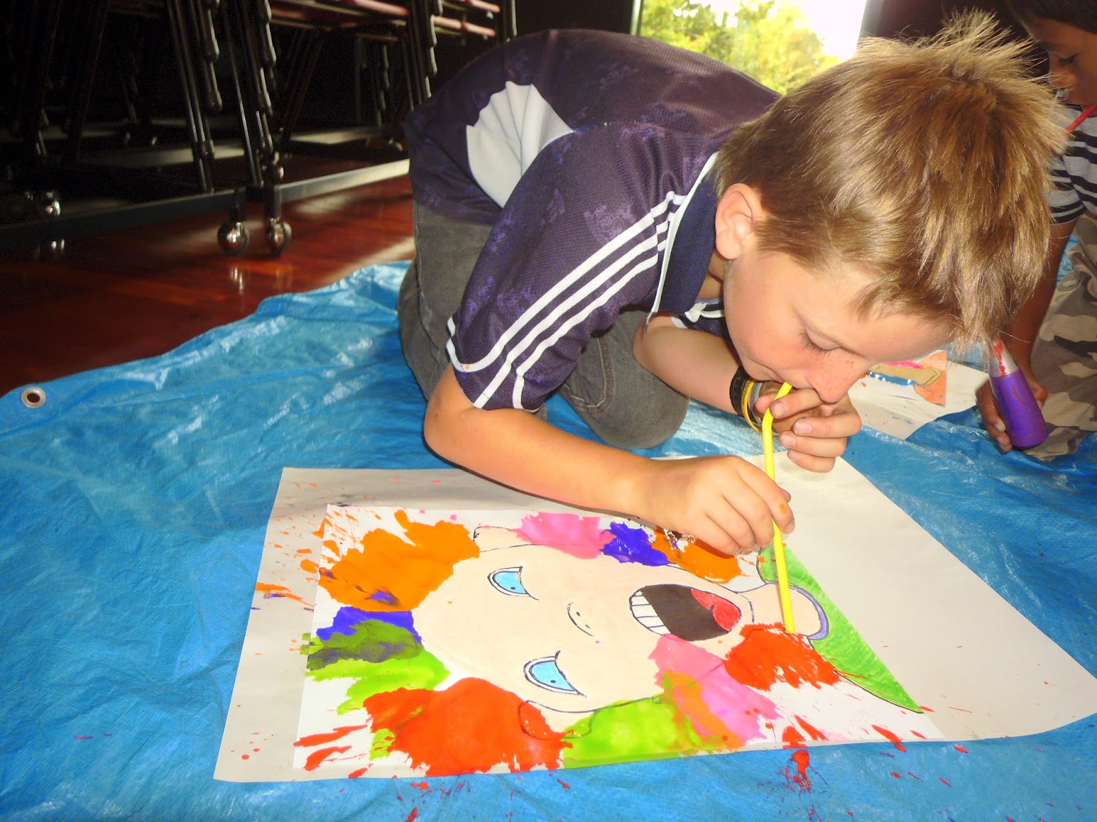 ARTY SMARTY : Splatter Paint Portraits