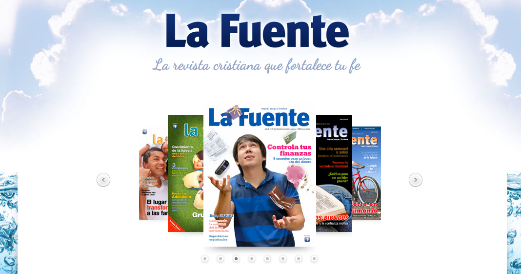 Nueva pagina de llegada de revista LA FUENTE | Revista La Fuente