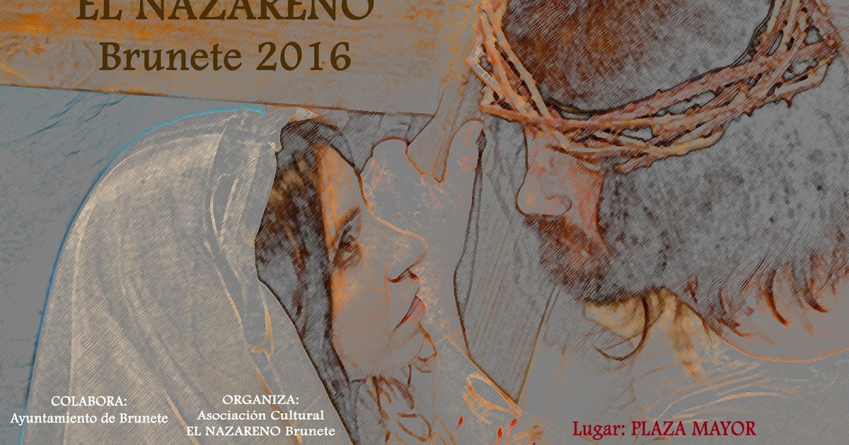 En Brunete: Cartel oficial para el nazareno 2016